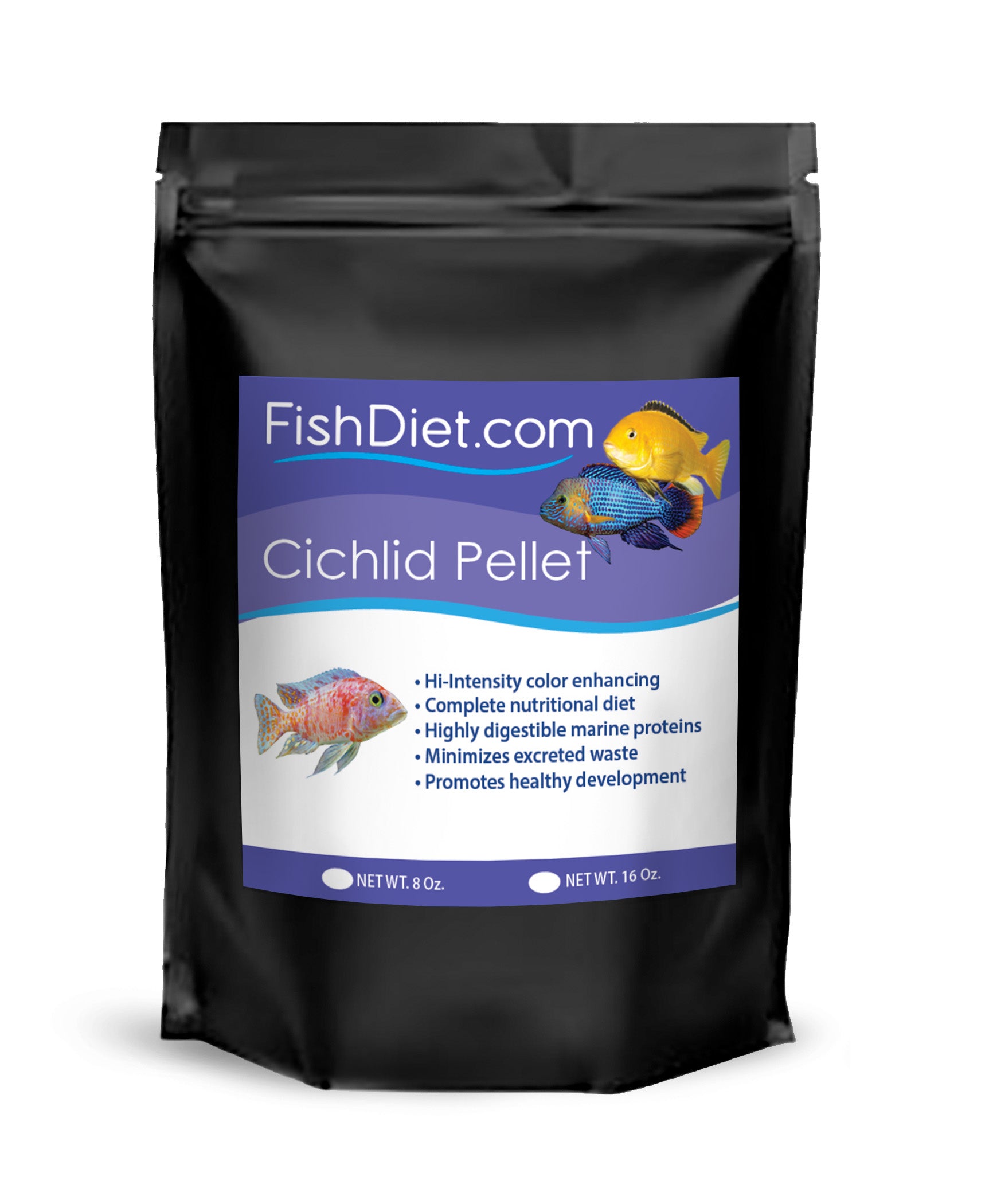 Cichlid Pellet Fish Food – FishDiet.com